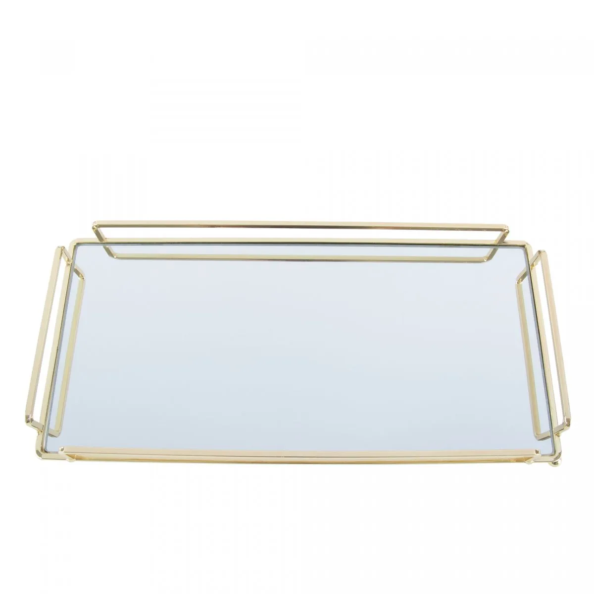 Bandeja Decorativa de Metal Dourada Wolff | Sofisticação e Elegância ...